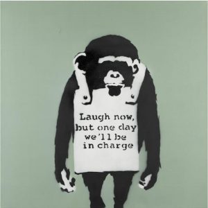 Laugh Now, 2002 - Banksy Explained