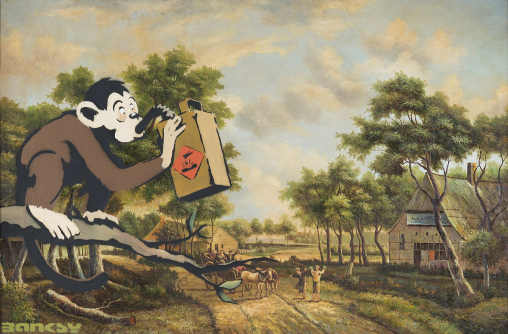 Monkey Poison, 2004 - Banksy Explained