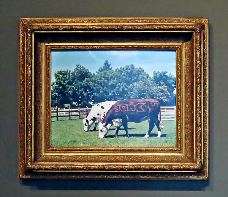 Raising the Steaks, 2001 - Banksy Explained