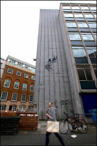 Falling Shopper, 2011 - Banksy Explained