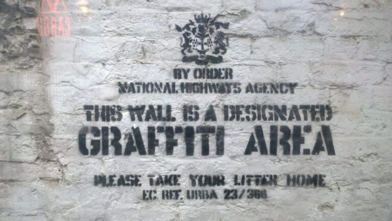 Graffiti Area, 2003 - Banksy Explained