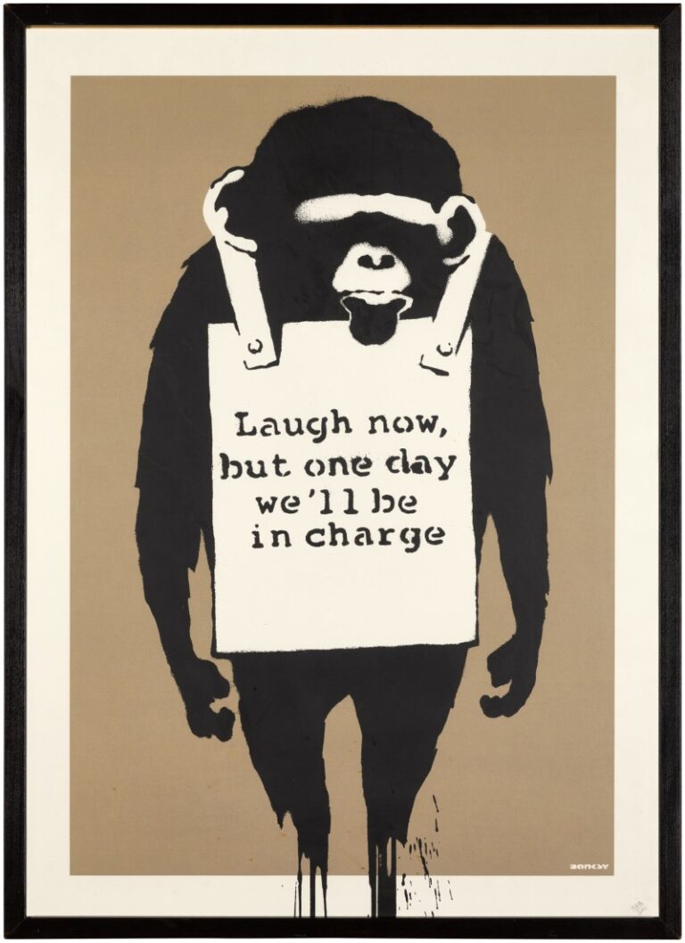 Laugh Now, 2003 - Banksy Explained
